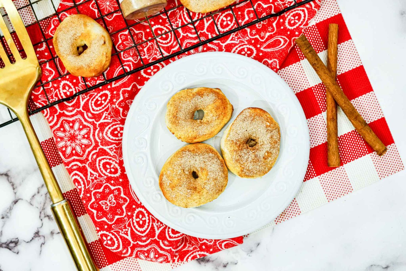 Air Fryer Cinnamon Toast Crunch Donuts - Air Fryer Family Meals