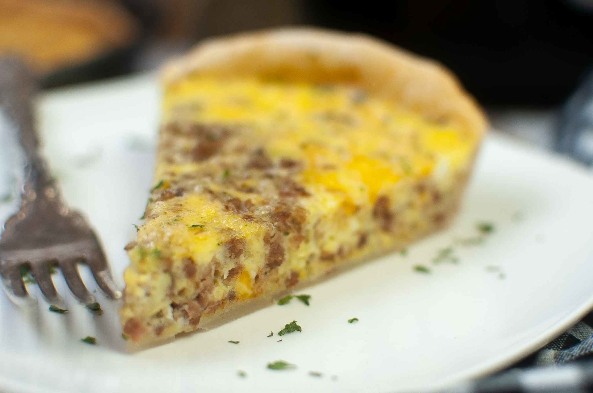 Easy Air Fryer Sausage Quiche