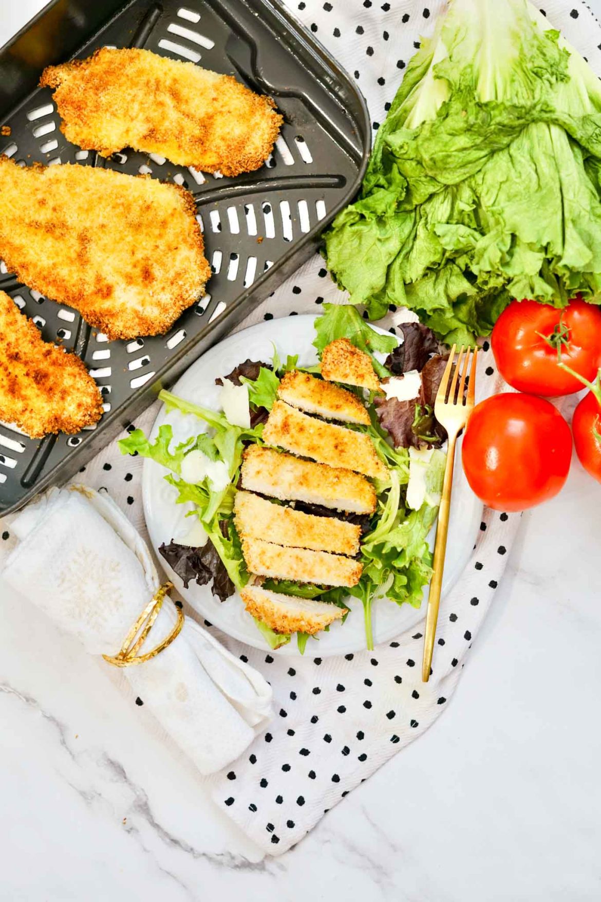 Delicious Air Fryer Breaded Chicken - Air Fryer Family Meals